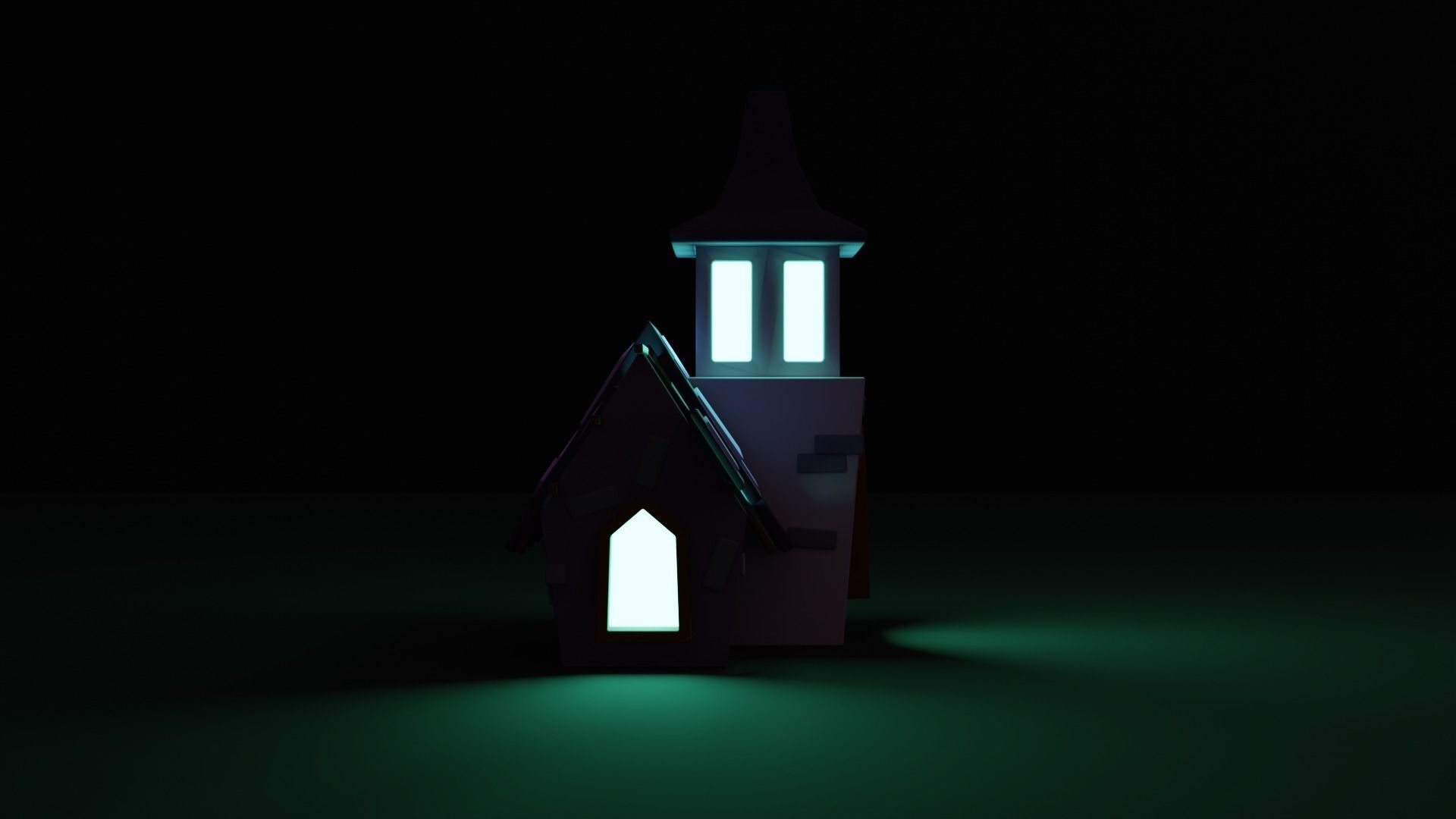 3D model Spooky Haunted House VR / AR / low-poly | CGTrader