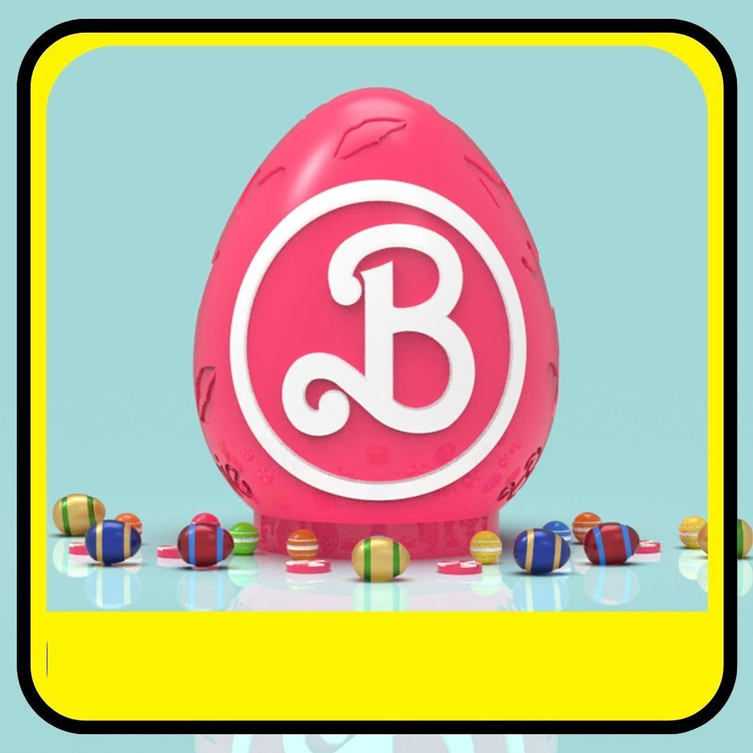 Barbie piggy bank or easter egg 3D model 3D printable | CGTrader