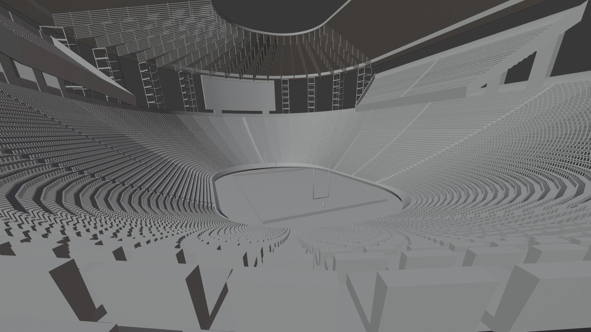 3D model VR American Football Stadium VR / AR / low-poly | CGTrader