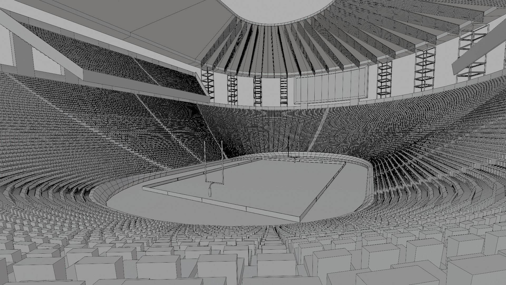 3D model VR American Football Stadium VR / AR / low-poly | CGTrader