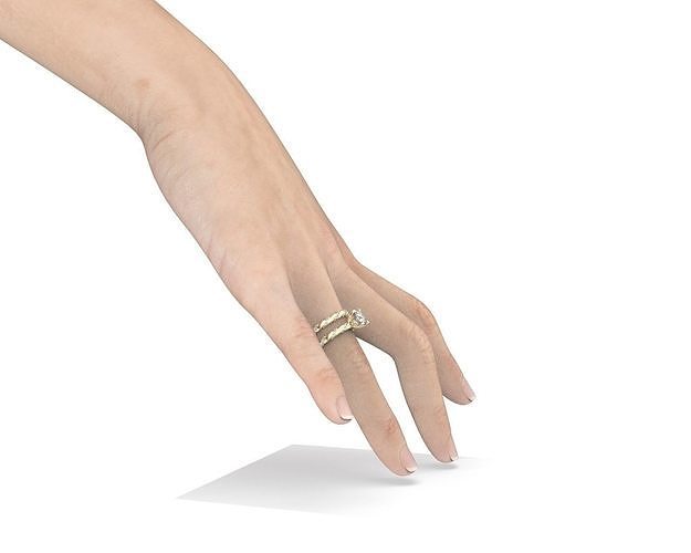 R 039 ring 3D model 3D printable | CGTrader