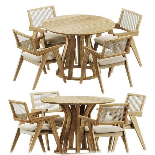 Dining set by Next 3D model | CGTrader