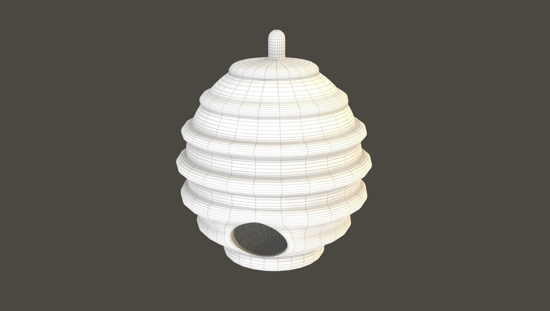 3D model Low-Poly Bee Hive 3D Model VR / AR / low-poly | CGTrader