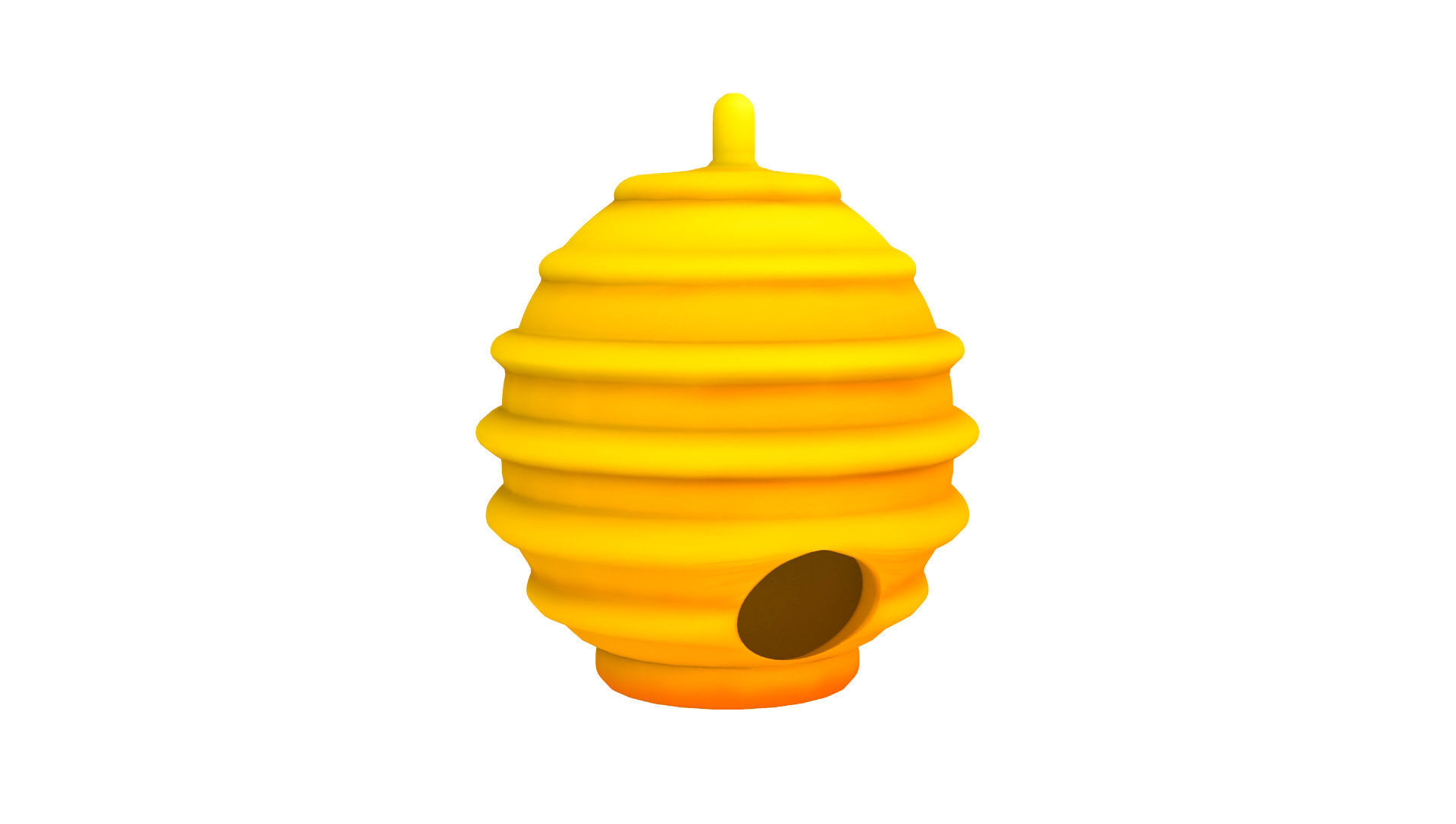 3D model Low-Poly Bee Hive 3D Model VR / AR / low-poly | CGTrader