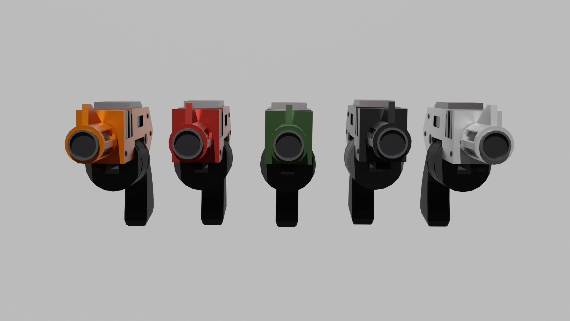 3D model Warhammer 40k Mezoa-Pattern Autopistol VR / AR / low-poly ...