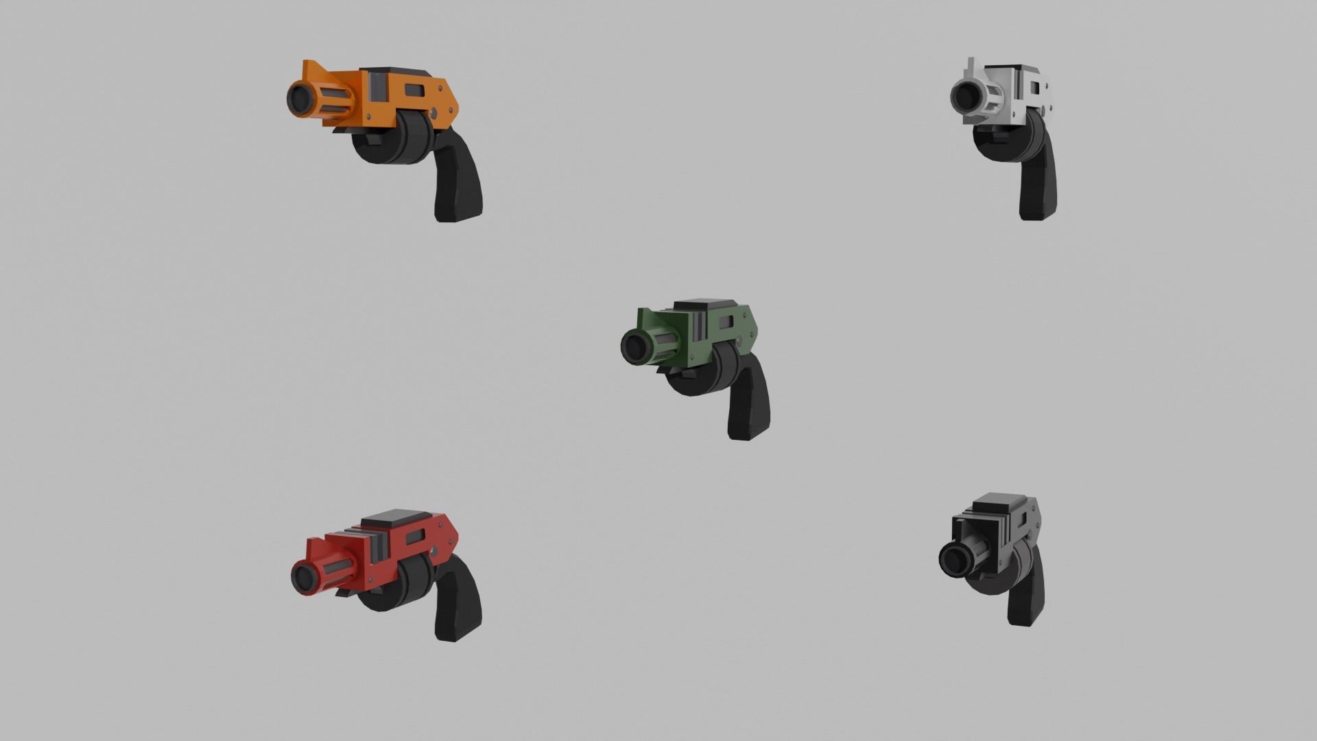 3D model Warhammer 40k Mezoa-Pattern Autopistol VR / AR / low-poly ...