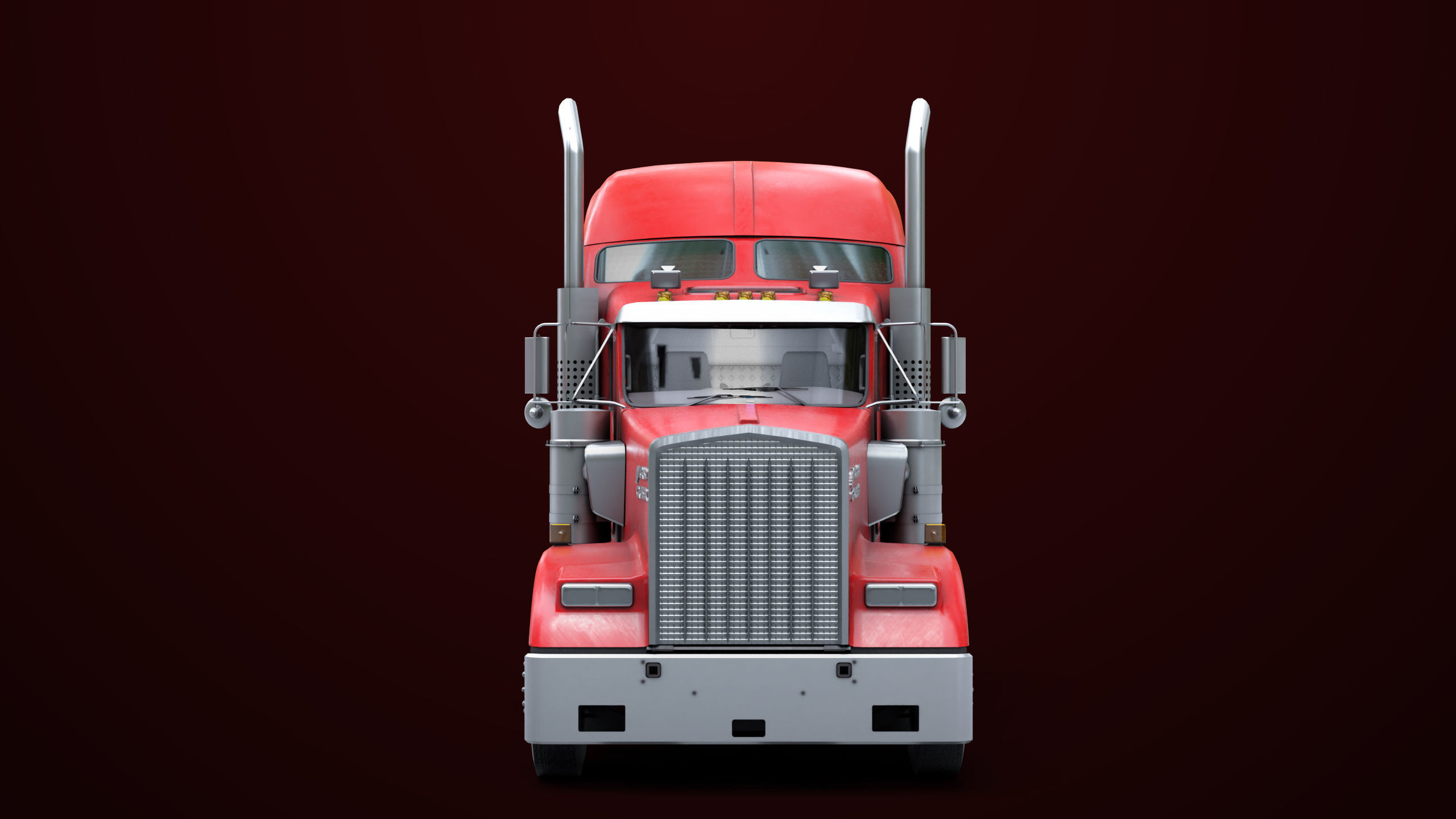 3D model Heavy Truck Chassis 02 Generic All PBR Unity VR / AR / low ...