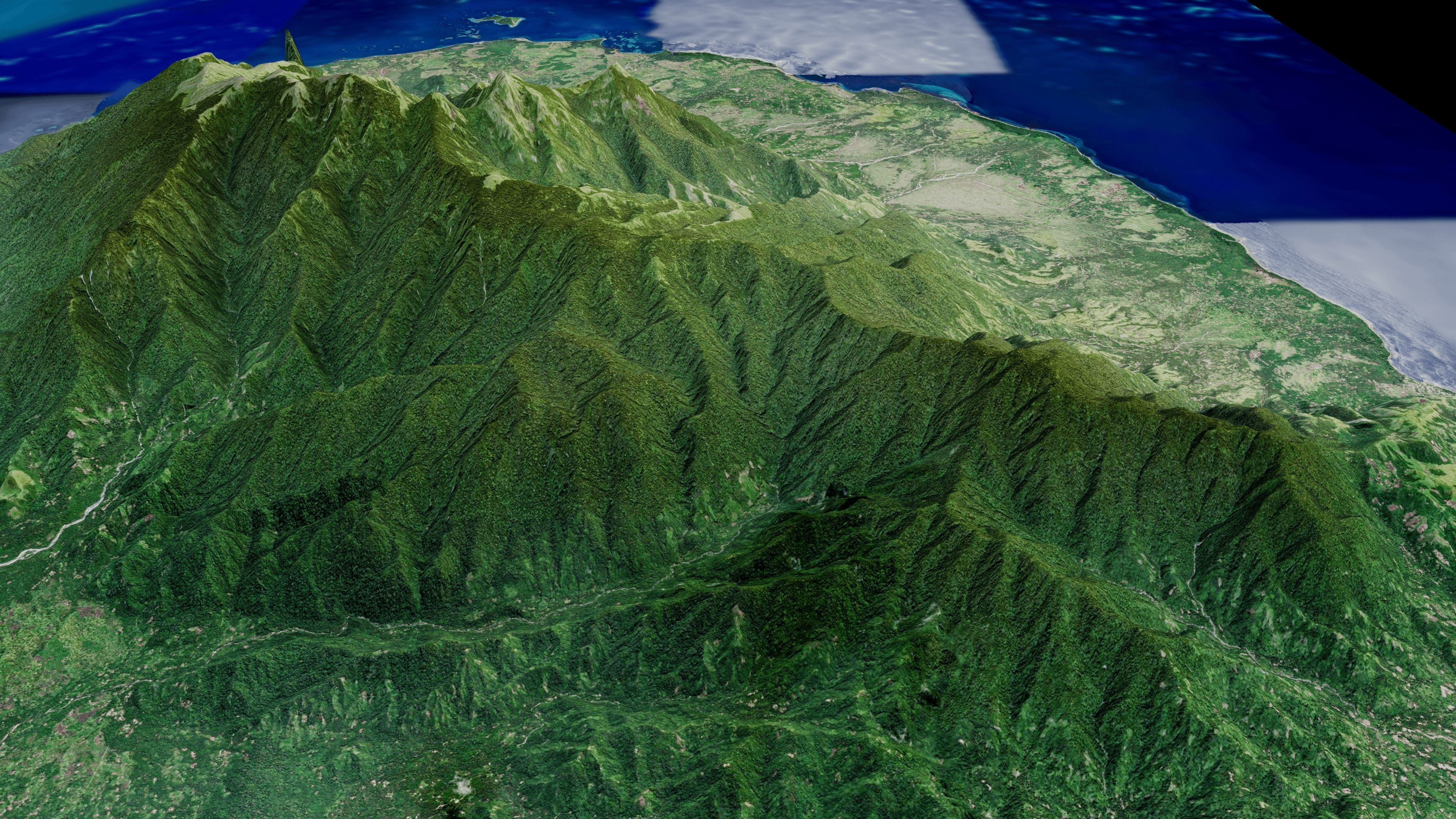 goodenough island cape verde 3d model terrain 3D model | CGTrader