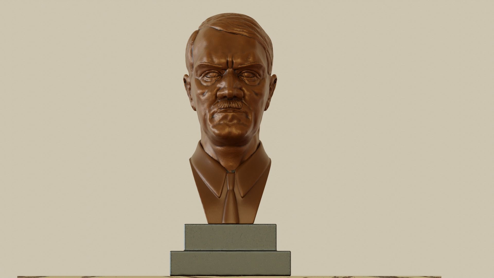 Adolf Hitler bust 3D model 3D printable | CGTrader