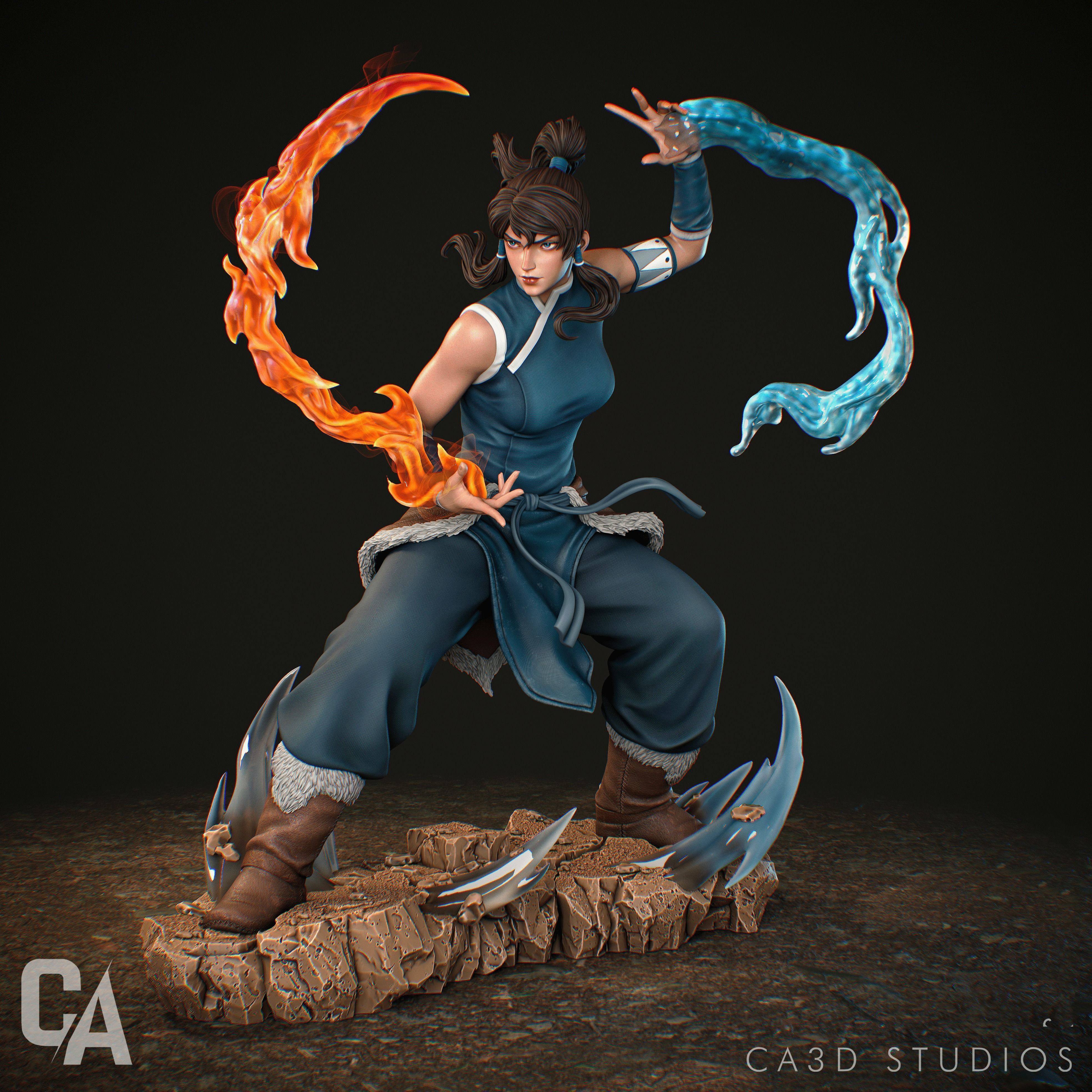 Korra 3D Print 3D model 3D printable | CGTrader