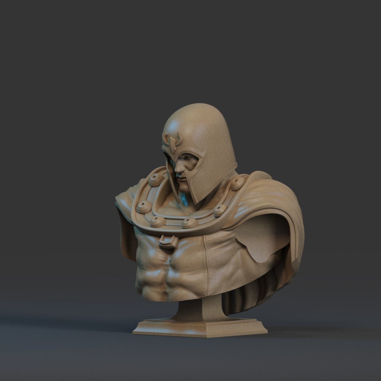 Magneto Bust 3D Print 3D model 3D printable | CGTrader
