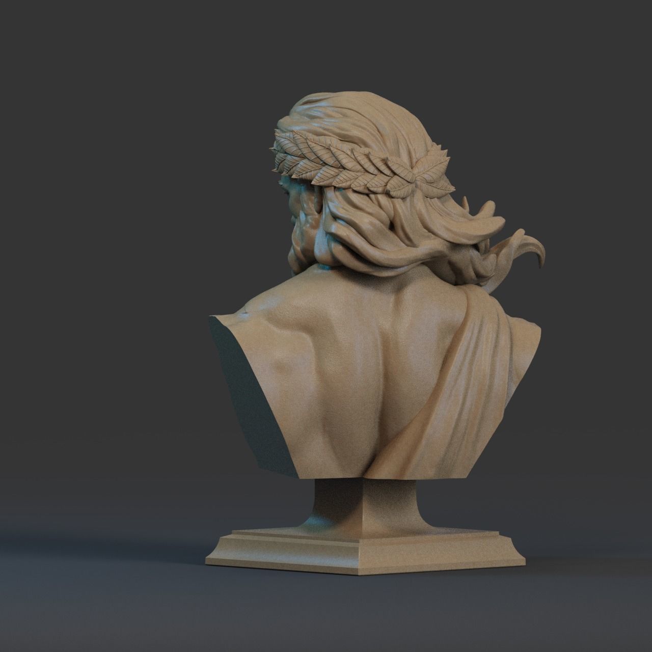 Zeus Bust 3D Print 3D model 3D printable | CGTrader
