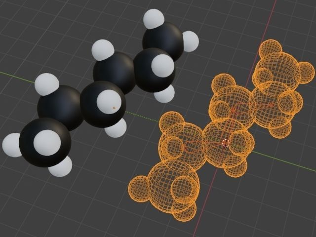 n-hexane 3D molecular models 3D model animated | CGTrader
