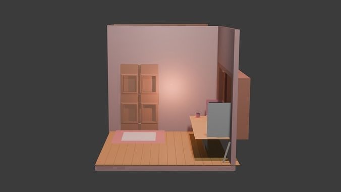 3D MODEL ROOM free 3D model animated | CGTrader