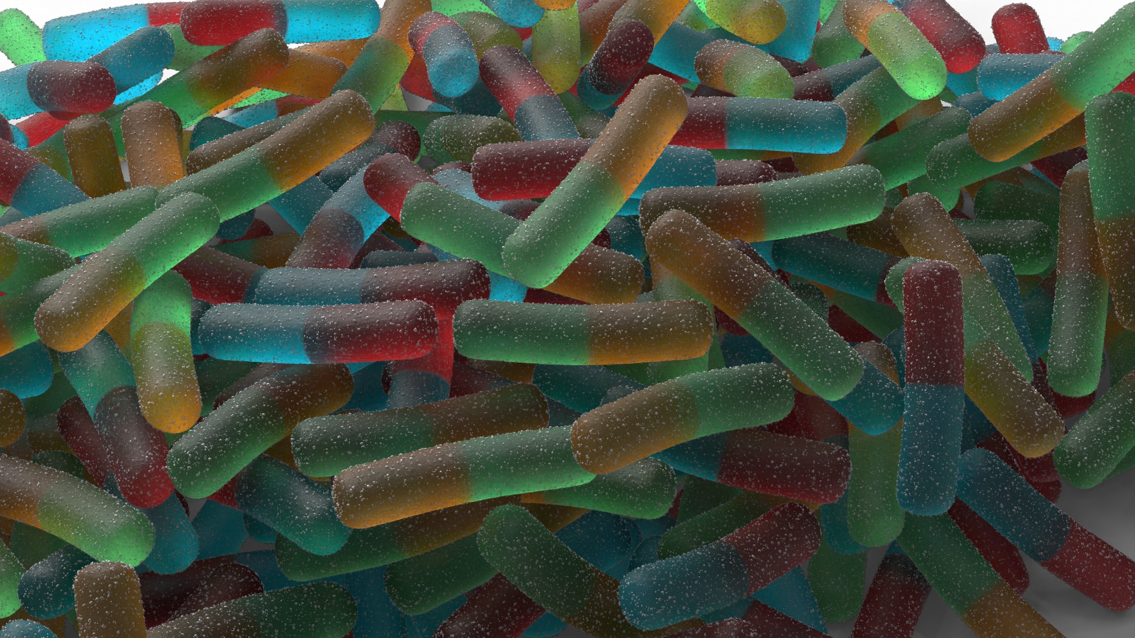 Sugar coated candy 3D model | CGTrader