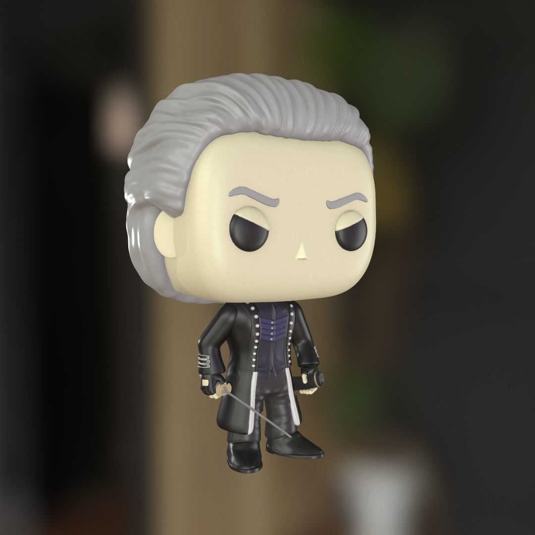Funko Vergil - Devil May Cry 3D model 3D printable | CGTrader