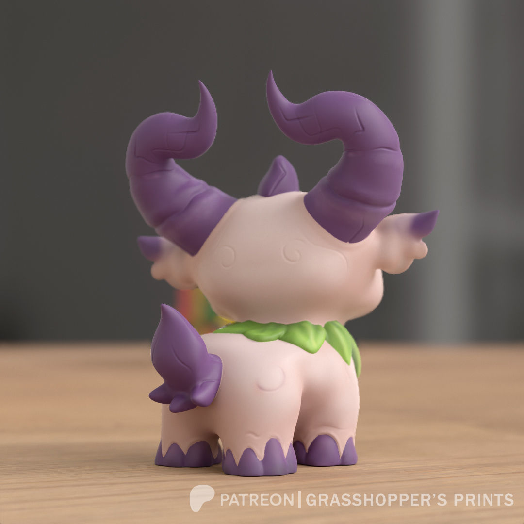 Cutie Goat 3D model 3D printable | CGTrader