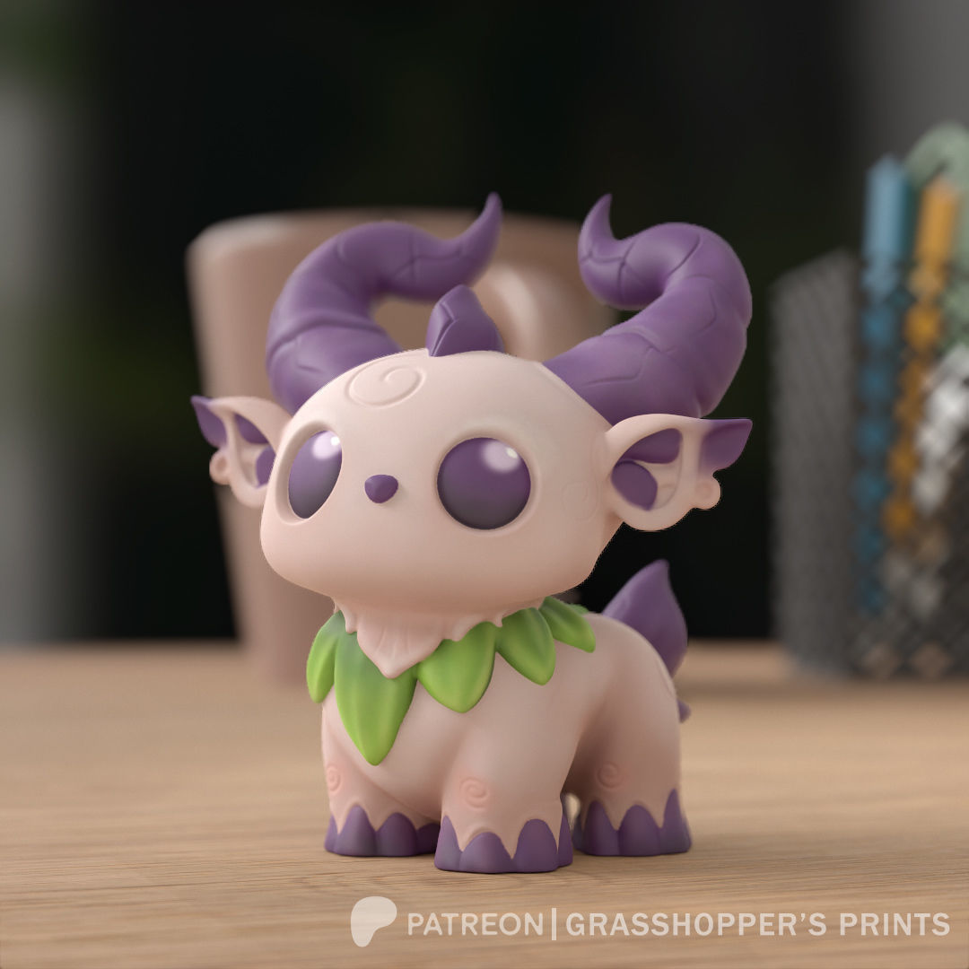 Cutie Goat 3D model 3D printable | CGTrader