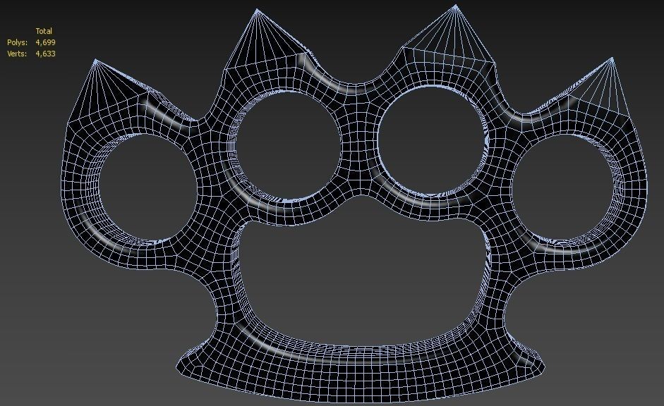 Knuckle Duster 3D model | CGTrader