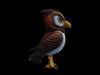 3D model Owl-Chocobo low poly VR / AR / low-poly | CGTrader