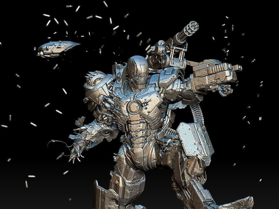 WARMACHINE CHARACTER READY TO 3D PRINT 3D model | CGTrader