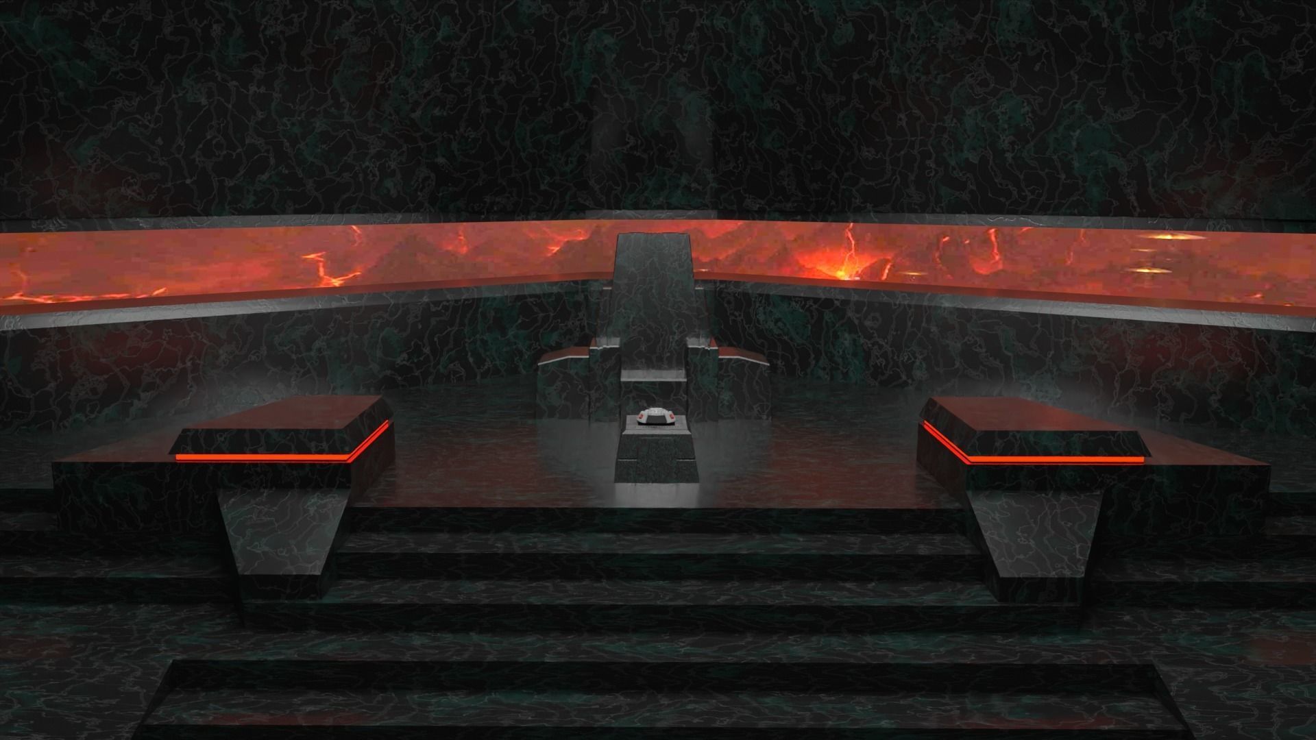 Darth Vaders Throne Room 1-12 scale Blackseries 3D model 3D printable ...