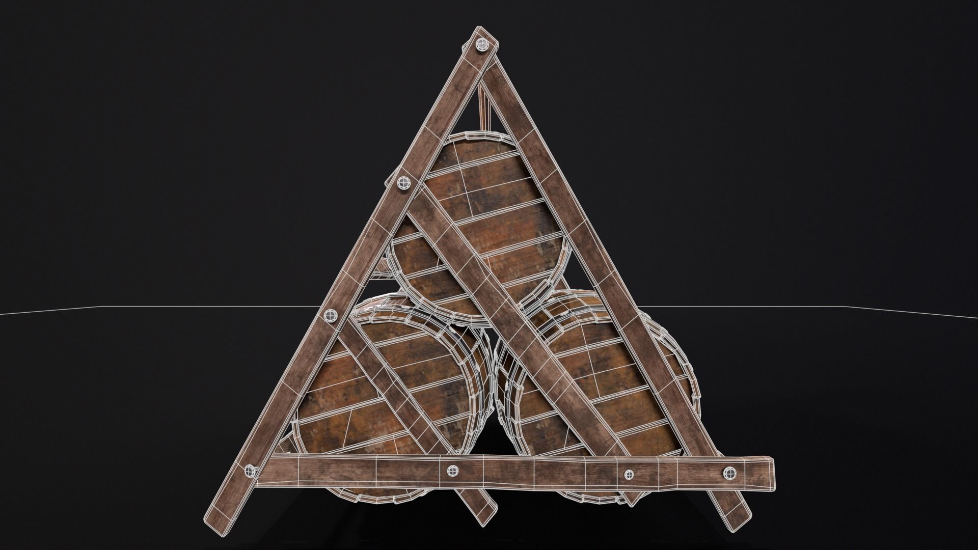 3D model Barrel Keg Storage VR / AR / low-poly | CGTrader