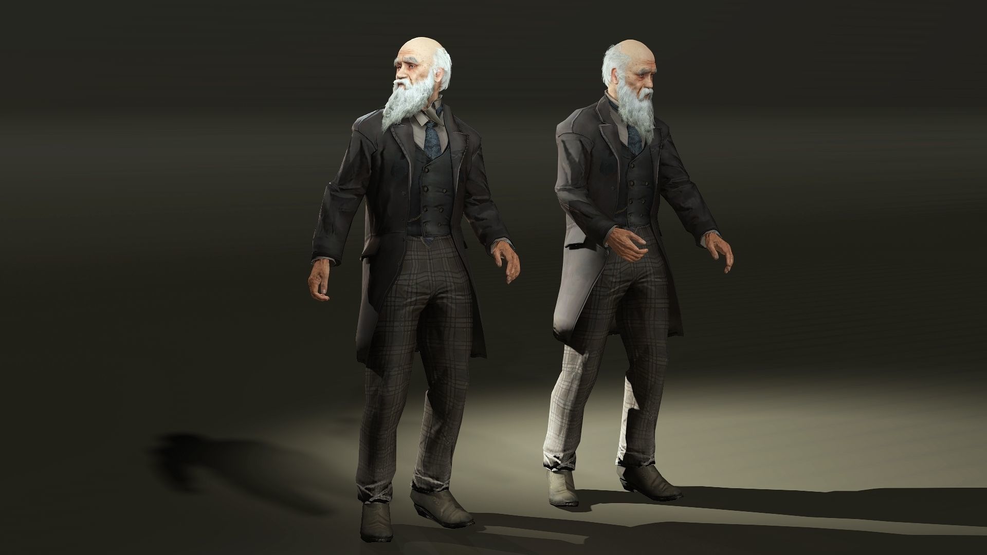 Darwin High quality character full Rigged and Animated 3D model 3D ...