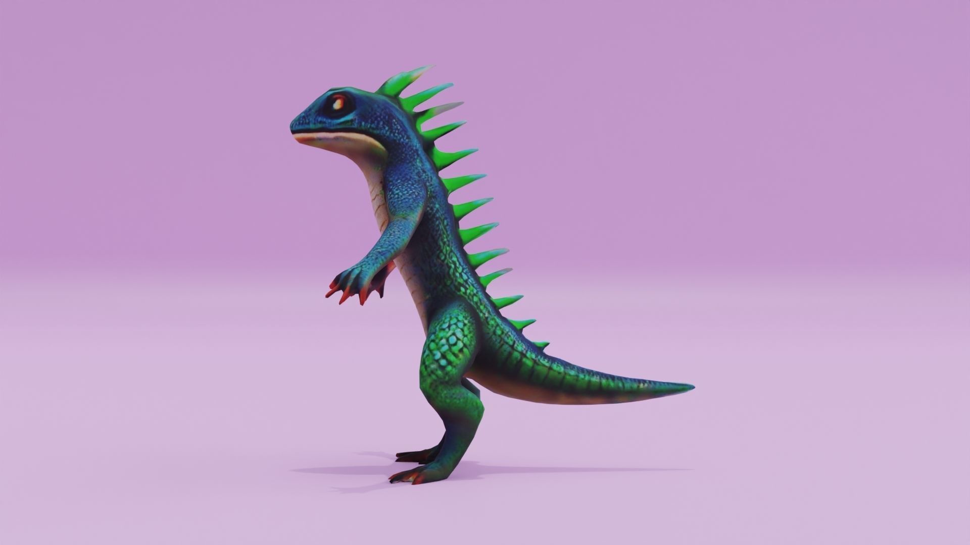 Lizard Character A-pose free VR / AR / low-poly 3D model | CGTrader