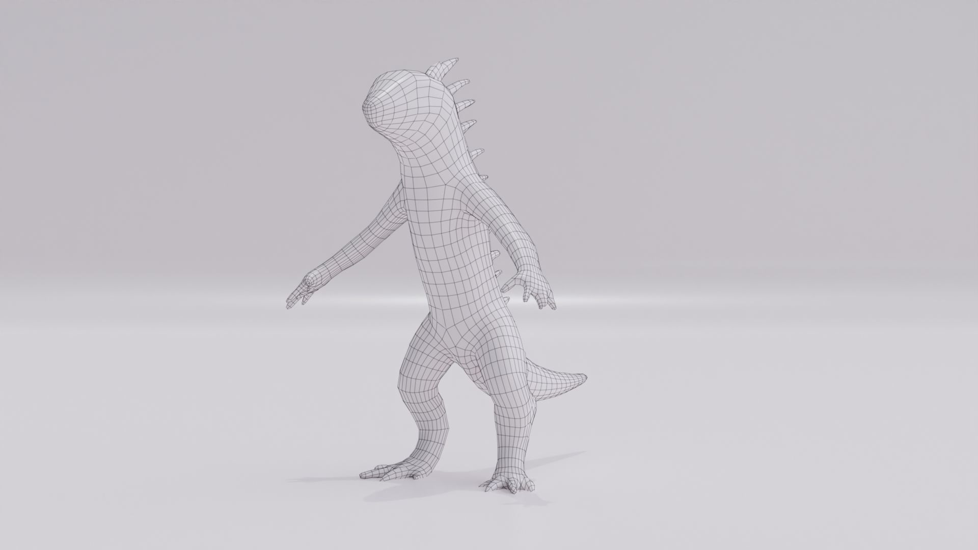 Lizard Character A-pose free VR / AR / low-poly 3D model | CGTrader