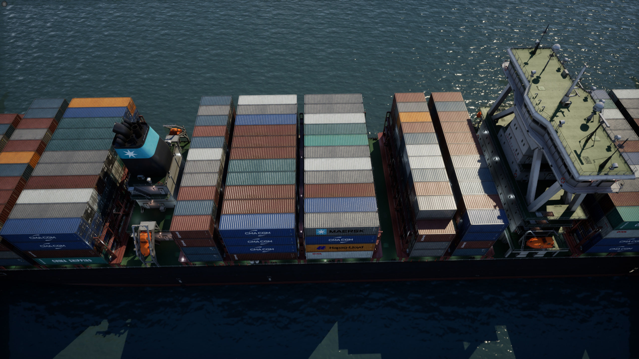 3D model Cargo Ship Container Ship - low poly VR / AR / low-poly | CGTrader