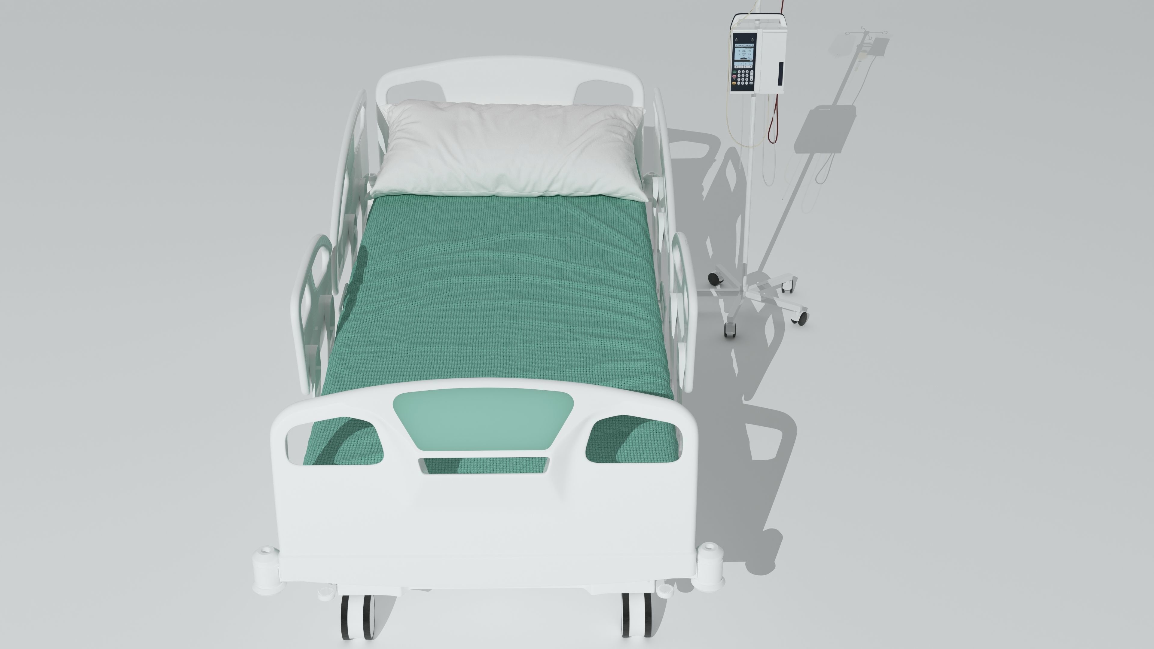 Intensive Care Bed 3 - 4K 3D model | CGTrader