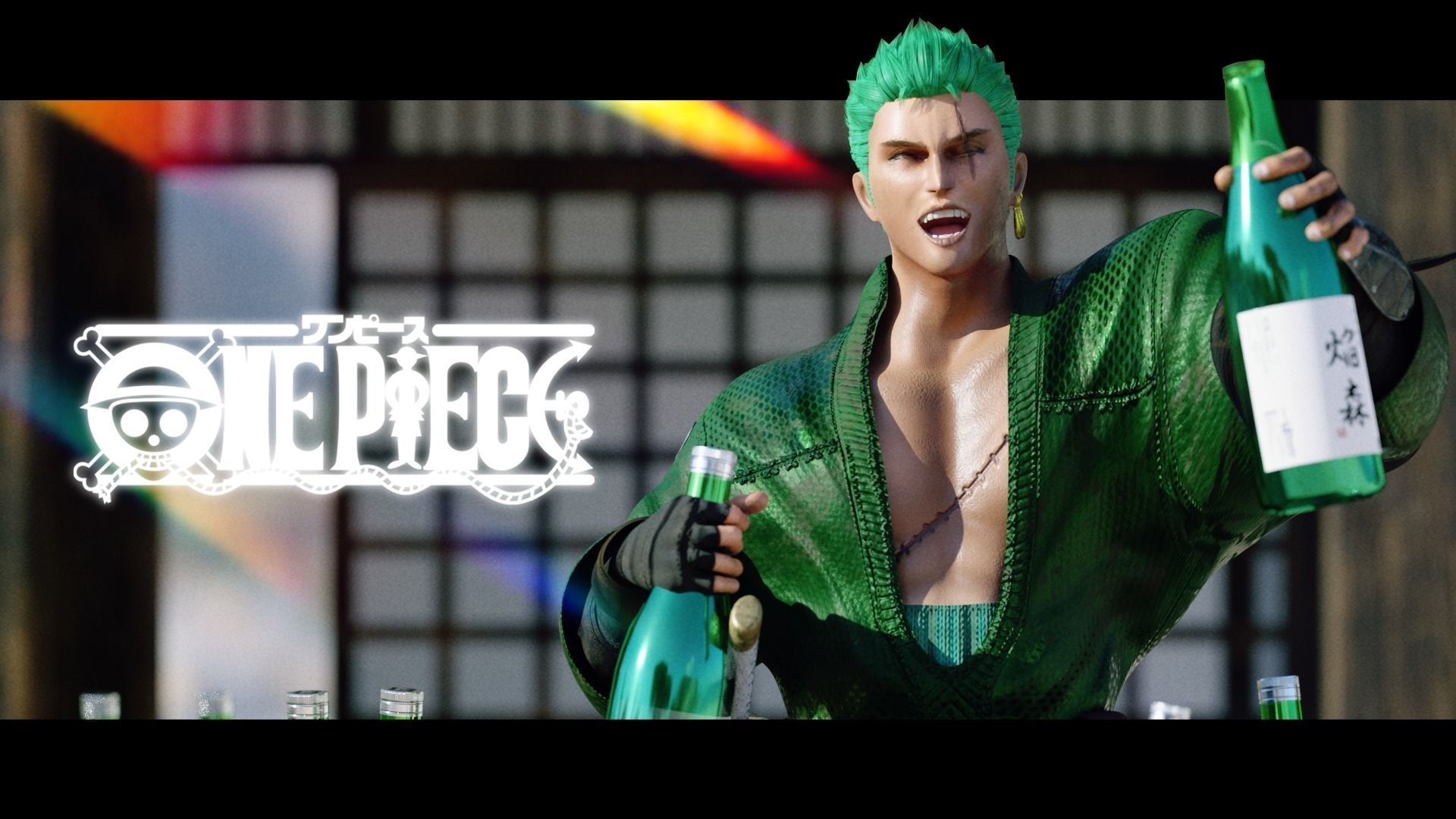 3D model Roronoa Zoro - One Piece VR / AR / low-poly | CGTrader