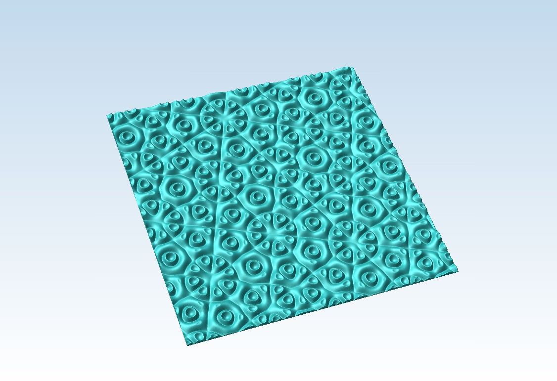 Wavy relief for CNC machining QC4 3D model | CGTrader