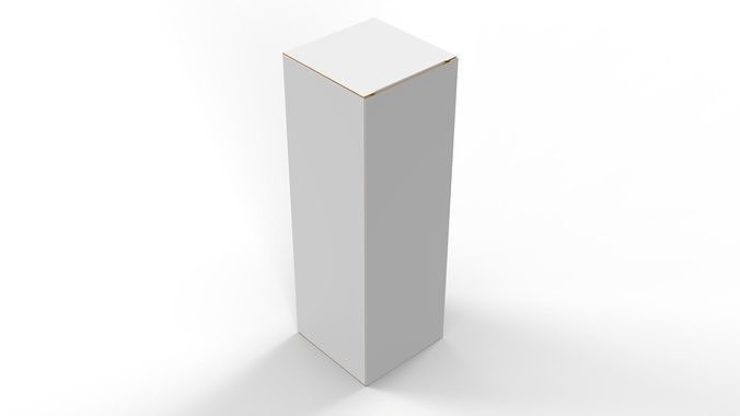 Texture Packaging box 50x50x150mm VR / AR / low-poly | CGTrader
