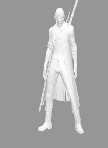 Devil May Cry 4 Nero 3D model 3D printable | CGTrader