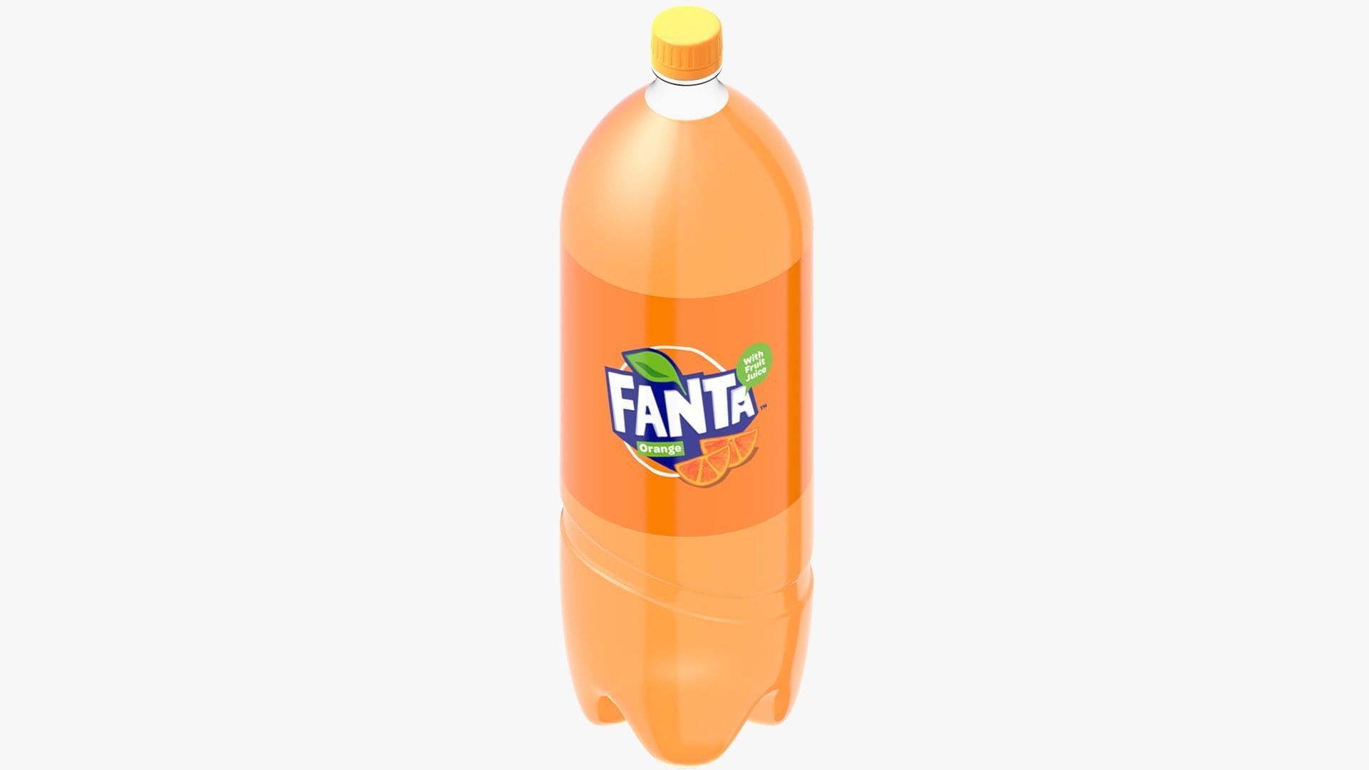 Fanta Orange Soda 3 Liter Bottle 3D model | CGTrader