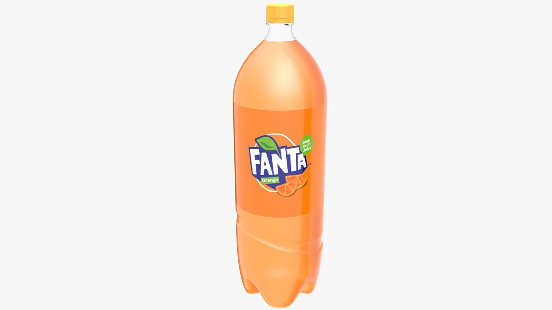 Fanta Orange Soda 3 Liter Bottle 3D model | CGTrader