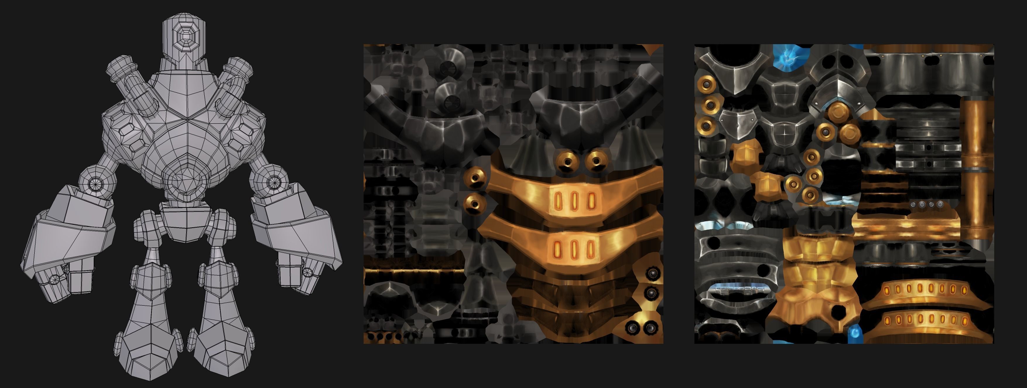 Handpainted Steampunk Robo Detail free VR / AR / low-poly 3D model ...