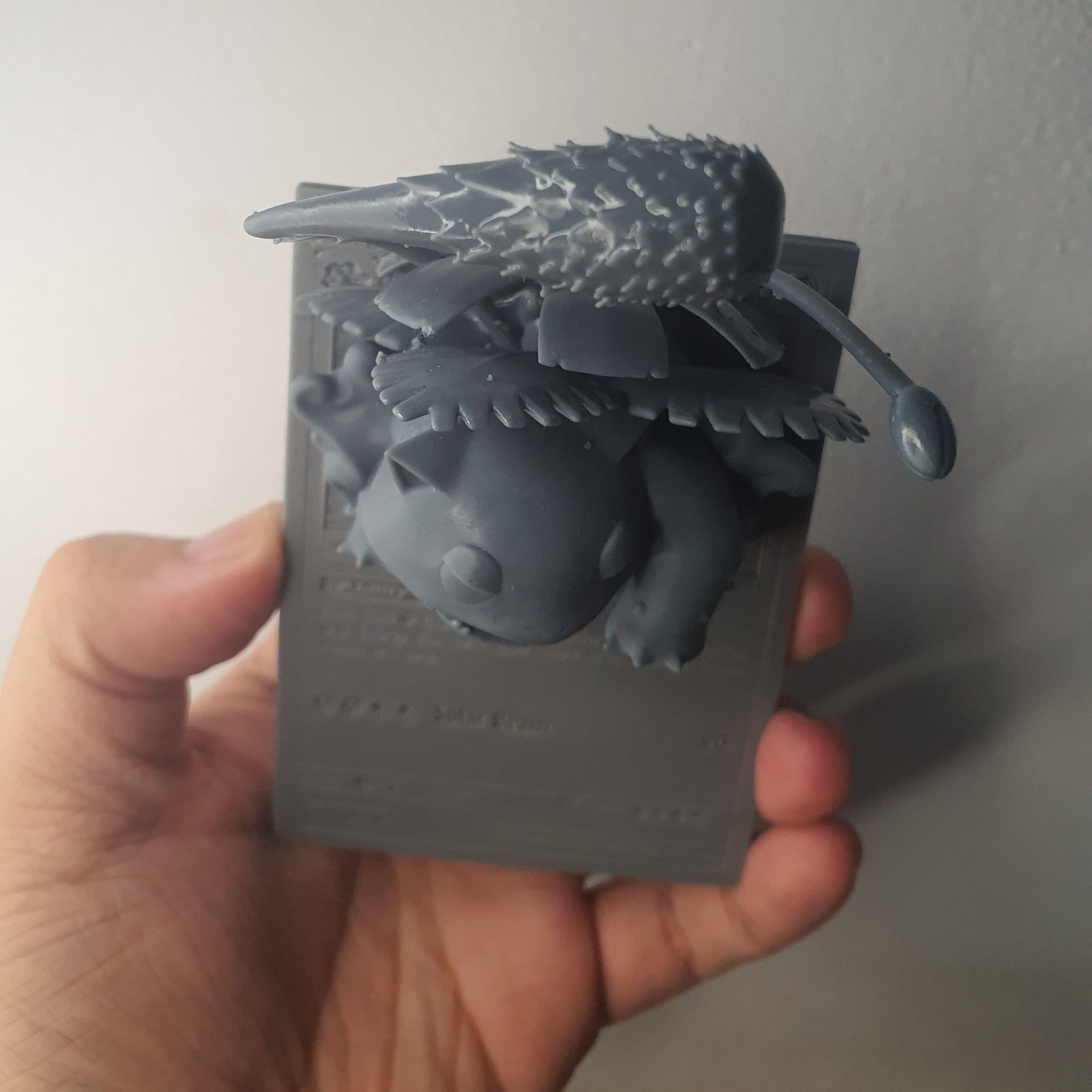 Venusaur 4D Card Fan Custom 3D Printing File Pokemon 3D model 3D ...