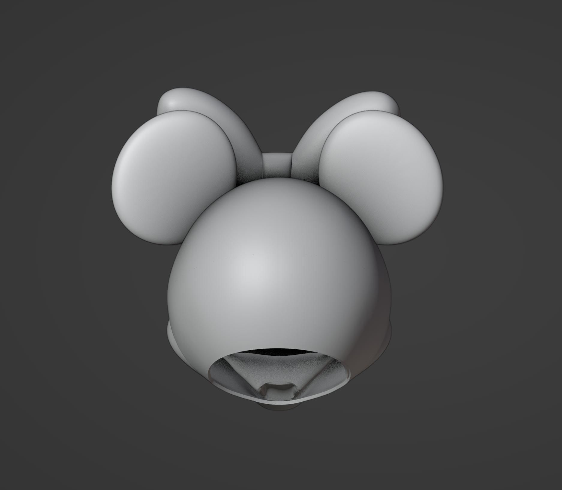 Minnie Mouse Helmet 3D model 3D printable | CGTrader
