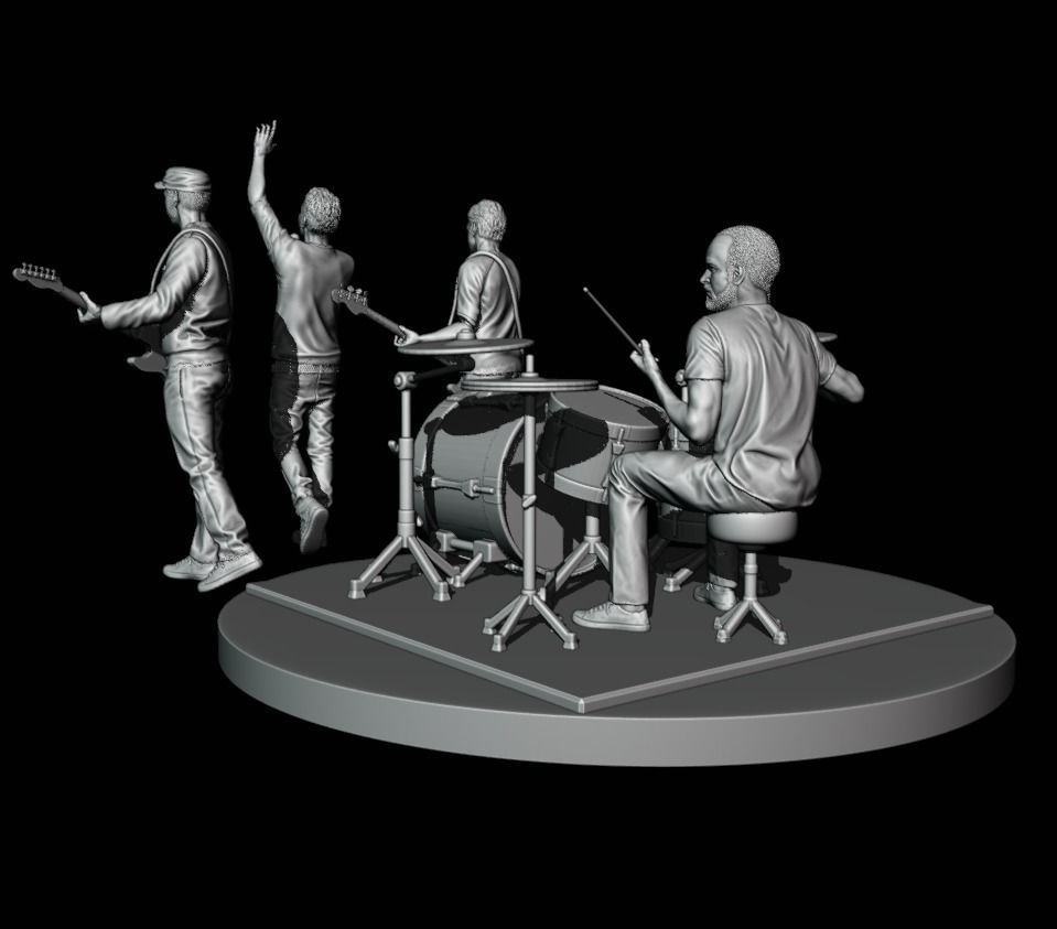Guy Berryman coldplay 3dprinting 3D print model 3D model 3D printable ...