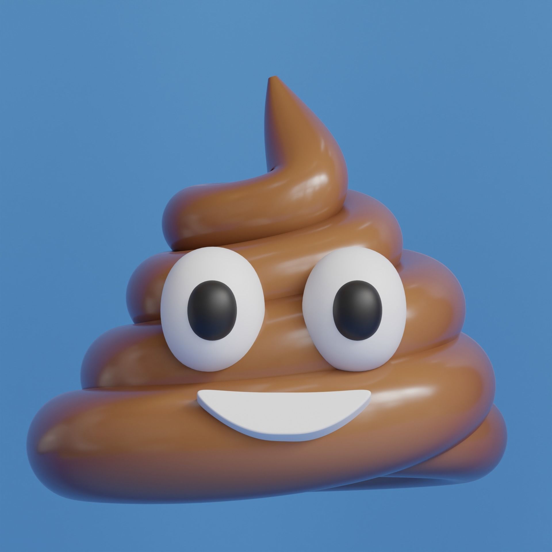 Poop Emoji - Free sample free VR / AR / low-poly 3D model | CGTrader