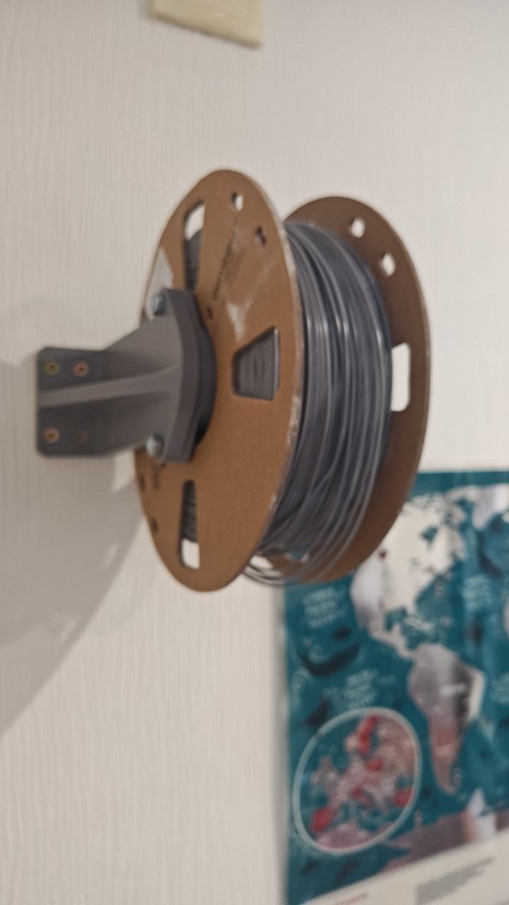 Wall Spool Holder for 3D Printers 3D model 3D printable | CGTrader