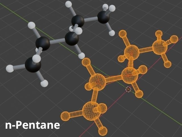 n-alkanes 3D molecular models 3D model animated | CGTrader