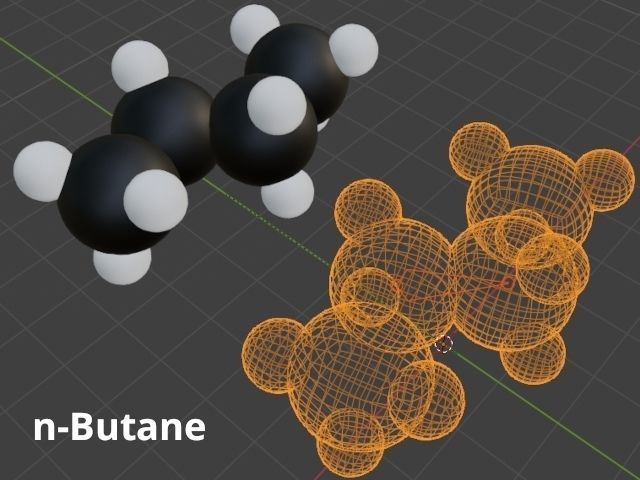 n-alkanes 3D molecular models 3D model animated | CGTrader