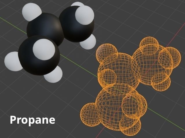 n-alkanes 3D molecular models 3D model animated | CGTrader