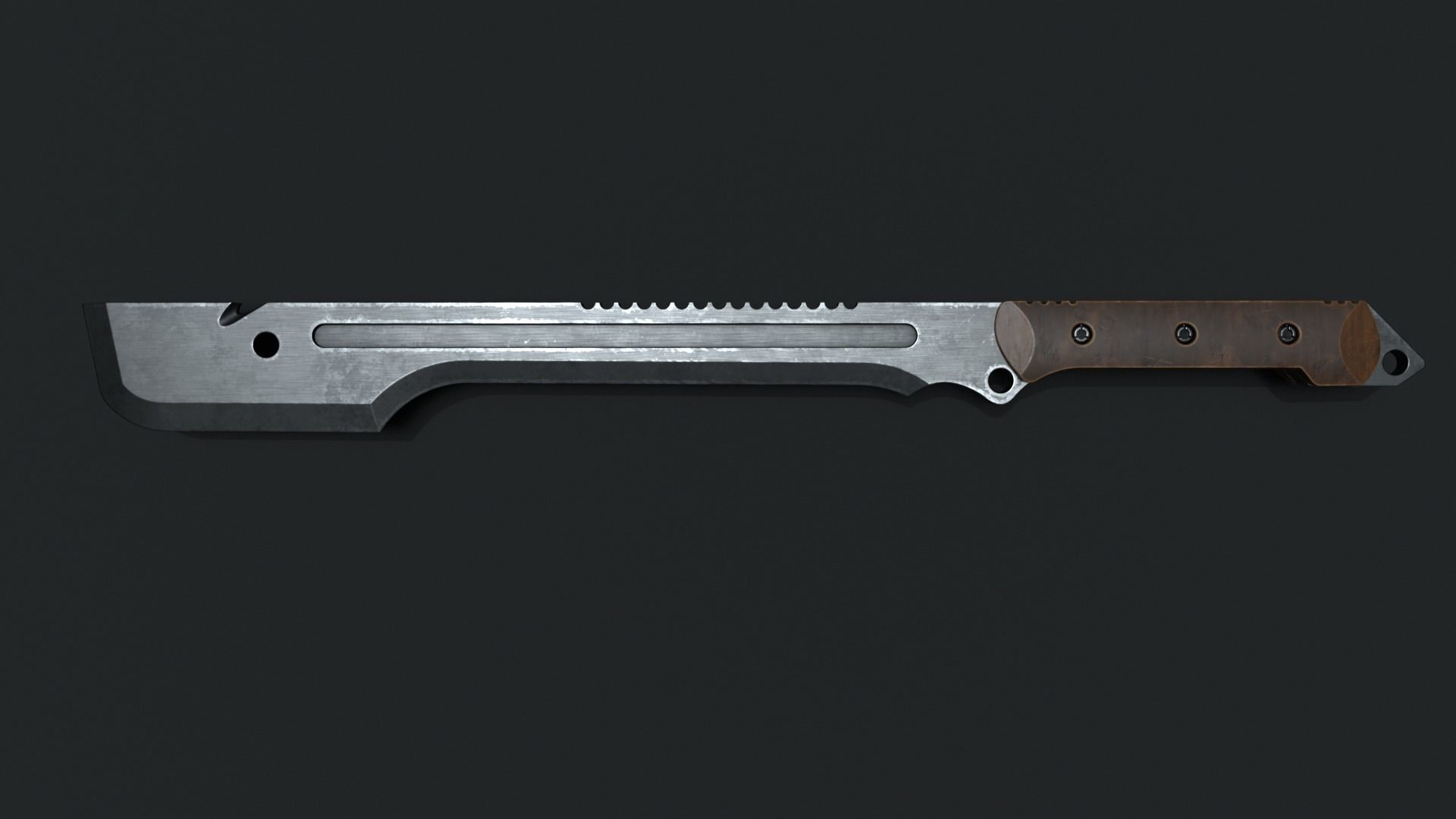 3D model Gear-Machete-Lowpoly VR / AR / low-poly | CGTrader