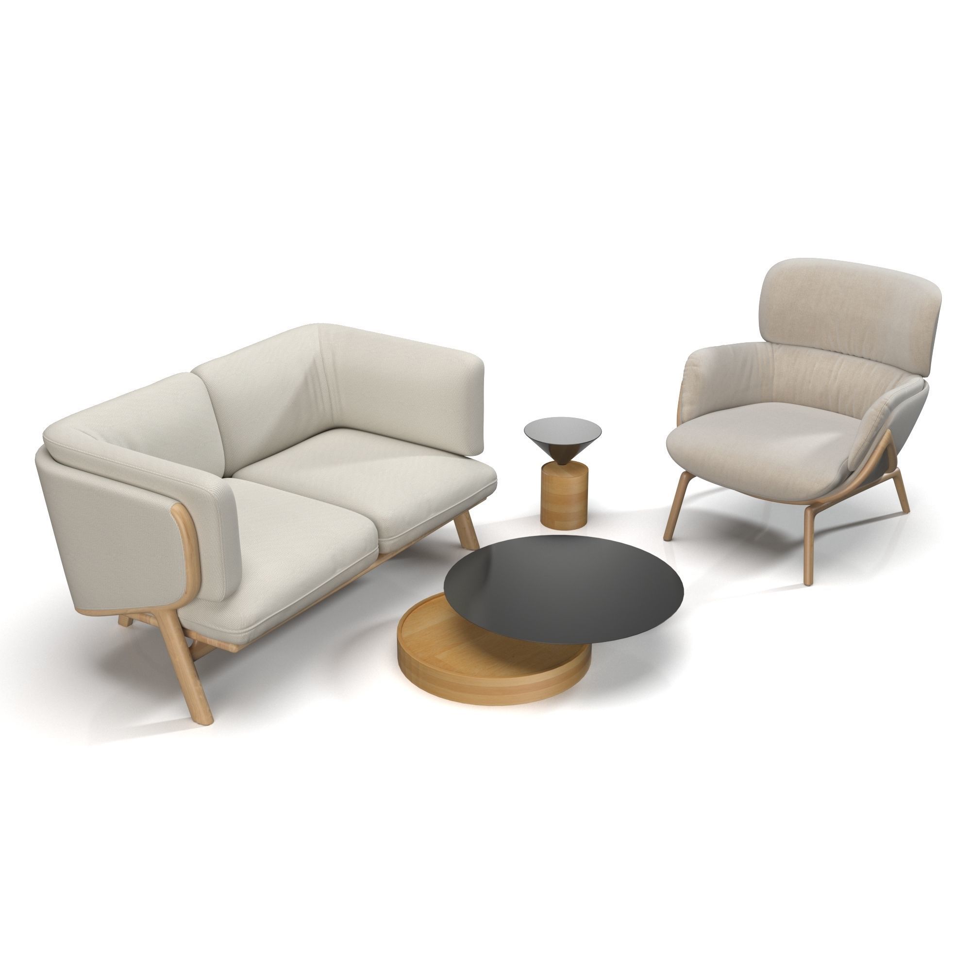 STANLEY Sofa Set 3D model | CGTrader