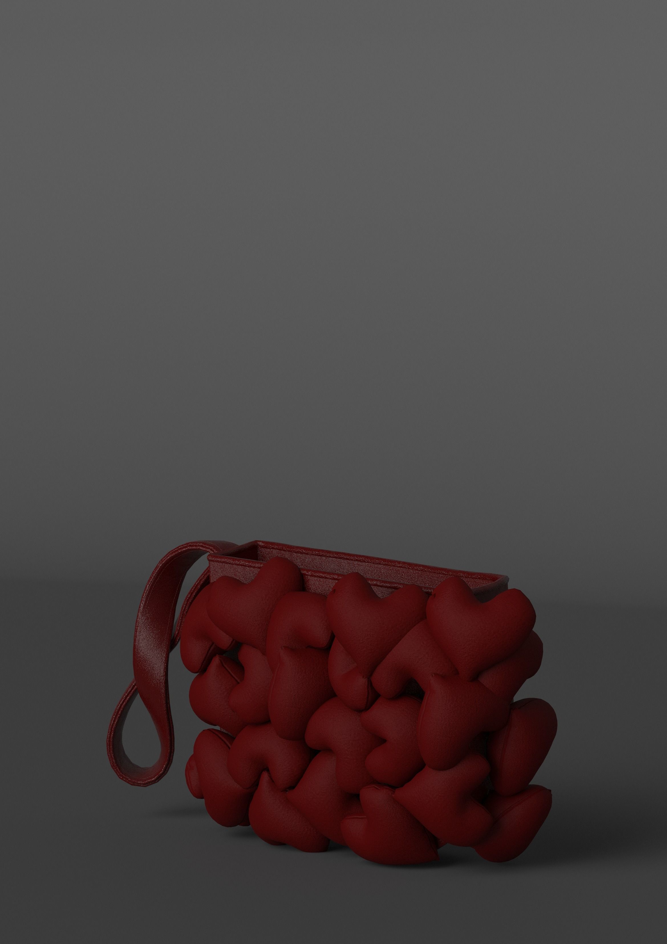 heart mini bag 3D model 3D printable | CGTrader